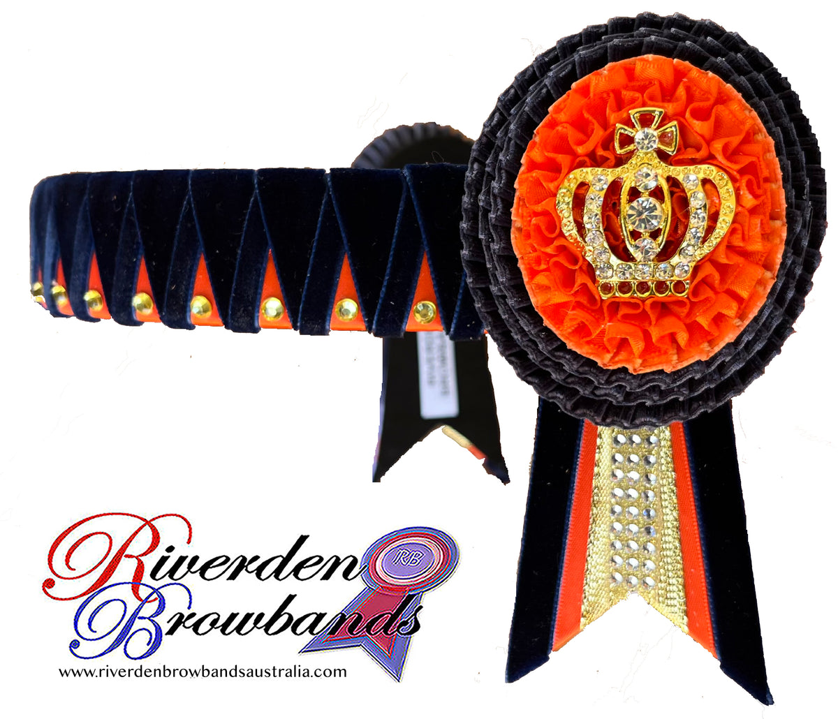 YELLOW/ORANGE DESIGNS – Riverden Browbands